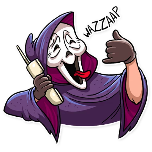 Scream WhatsApp Stickers - Stickers Cloud