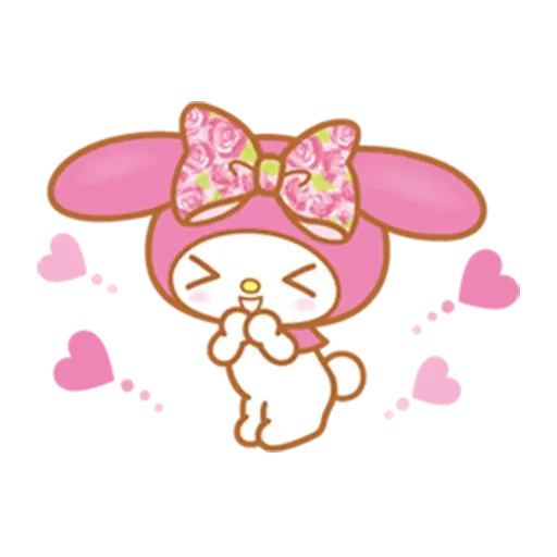 My Melody 3 WhatsApp Stickers - Stickers Cloud