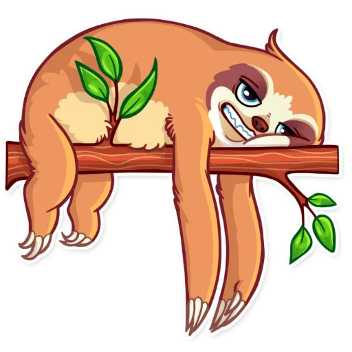 Lazy WhatsApp Stickers - Stickers Cloud